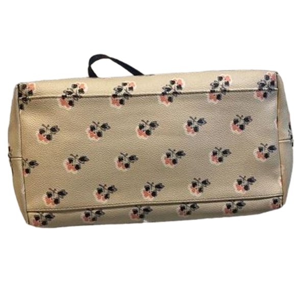 Coach | Bags | Coach Large Bramble Rose Floral Pattern Tote Bag Purse | Poshmark